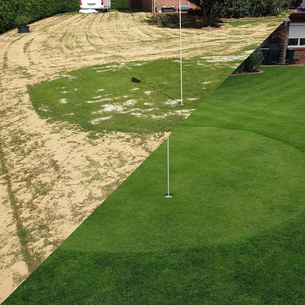 RISISANI Premium Rasensand 25 kg | Quarzsand mit Körnung 0,5-1,5 mm