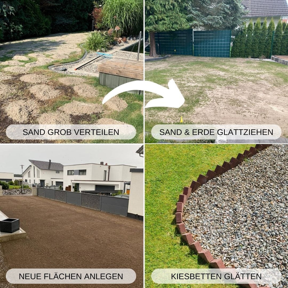 RISISANI Landschafts-Rechen L-100 | Planierrechen